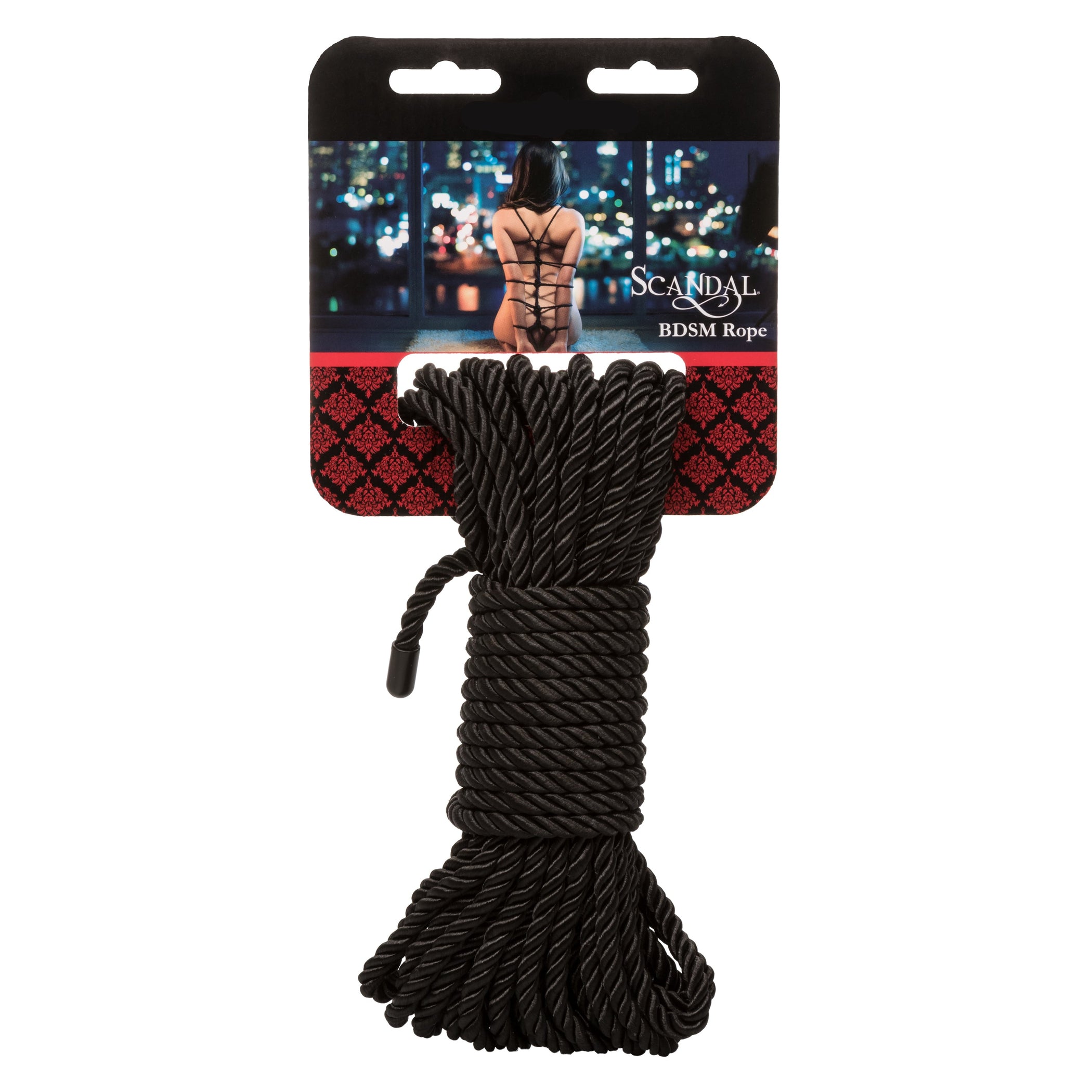 Scandal Bdsm Rope Black Soft Cotton Bondage Rope