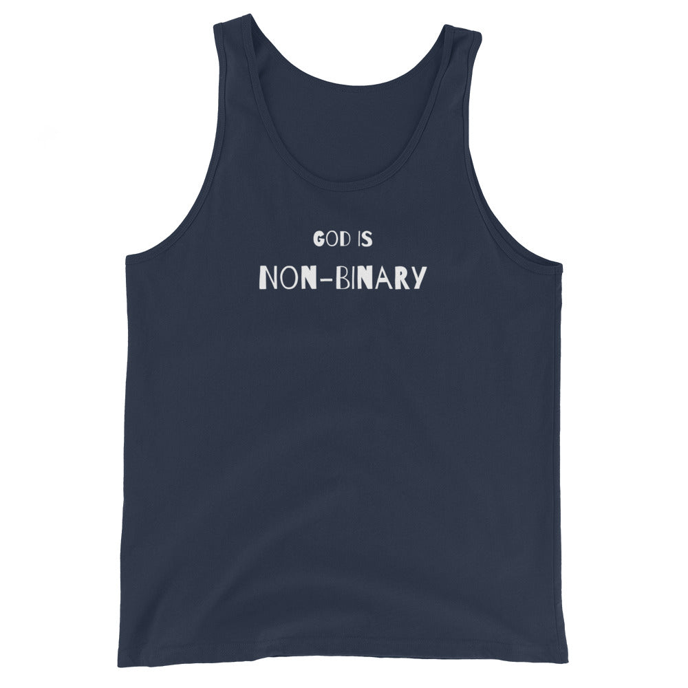 God is Non-Binary Tank Top – TG Supply