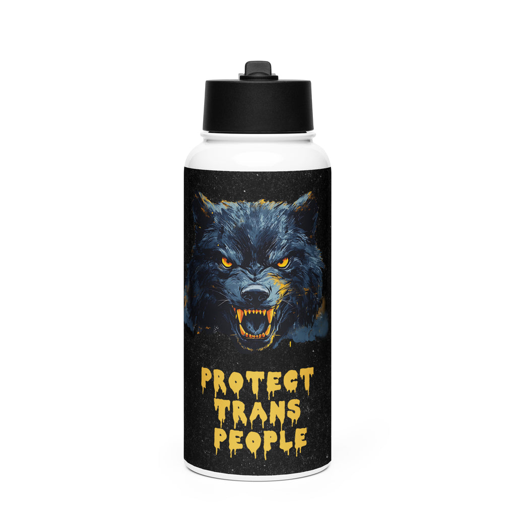Protect Trans People Water Bottle – TG Supply
