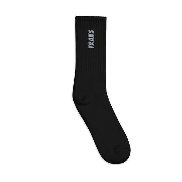 Trans Embroidered Socks – TG Supply